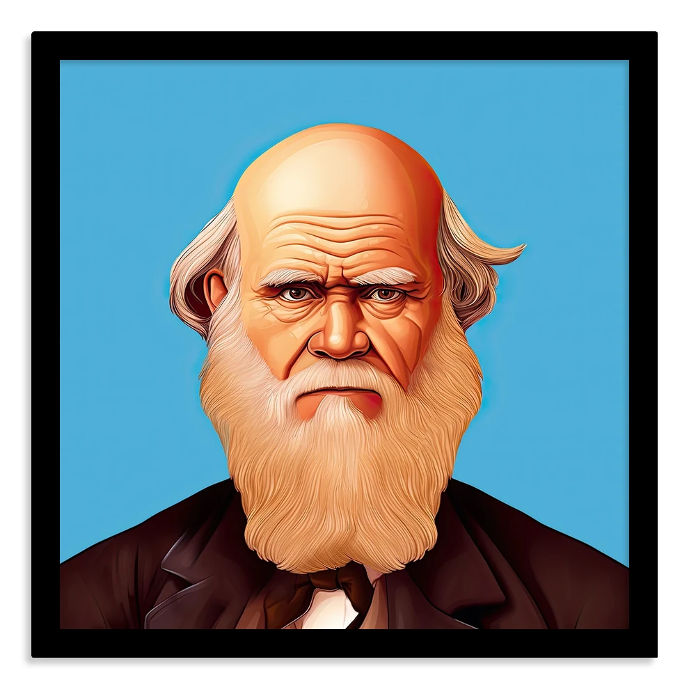 Charles Darwin print – Plume Prints