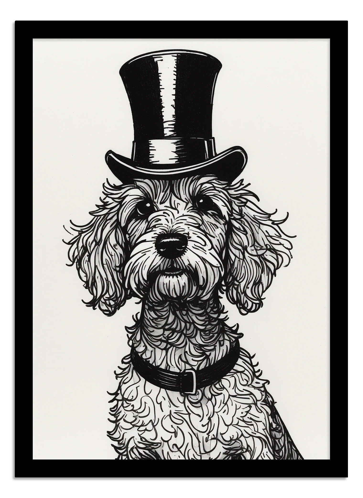 Formal Cockapoo print – Plume Prints
