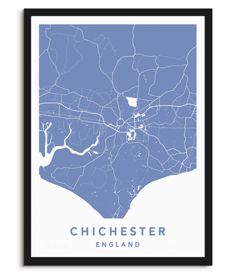 Chichester, England – Map – Plume