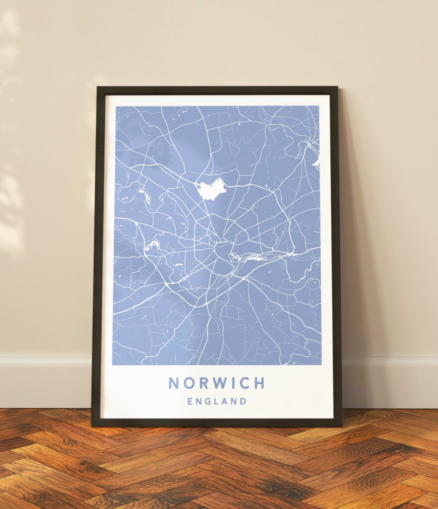 Norwich, England – Map – Plume