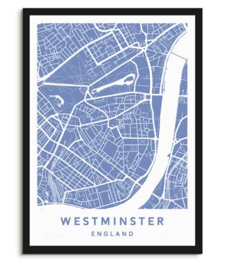 Westminster, England – Map – Plume